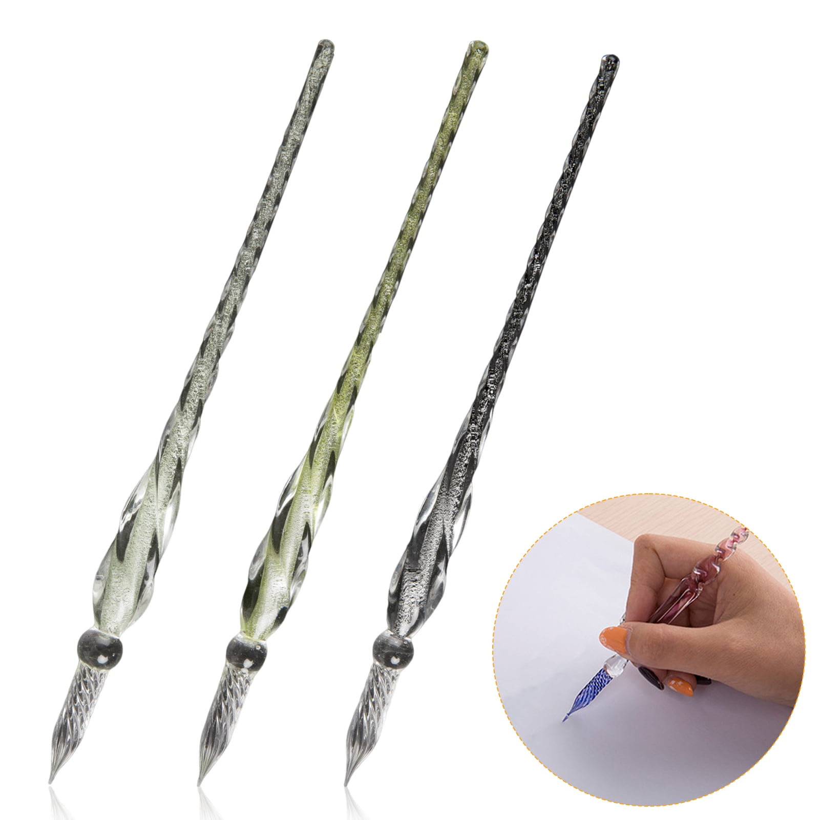 Glass Pen Calligraphy Comics Painting Beautiful Color Effects Dip Pen ...