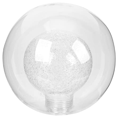 Glass Pendant Light G4 Globe Glass Lamp Shade Clear Threaded Dome ...