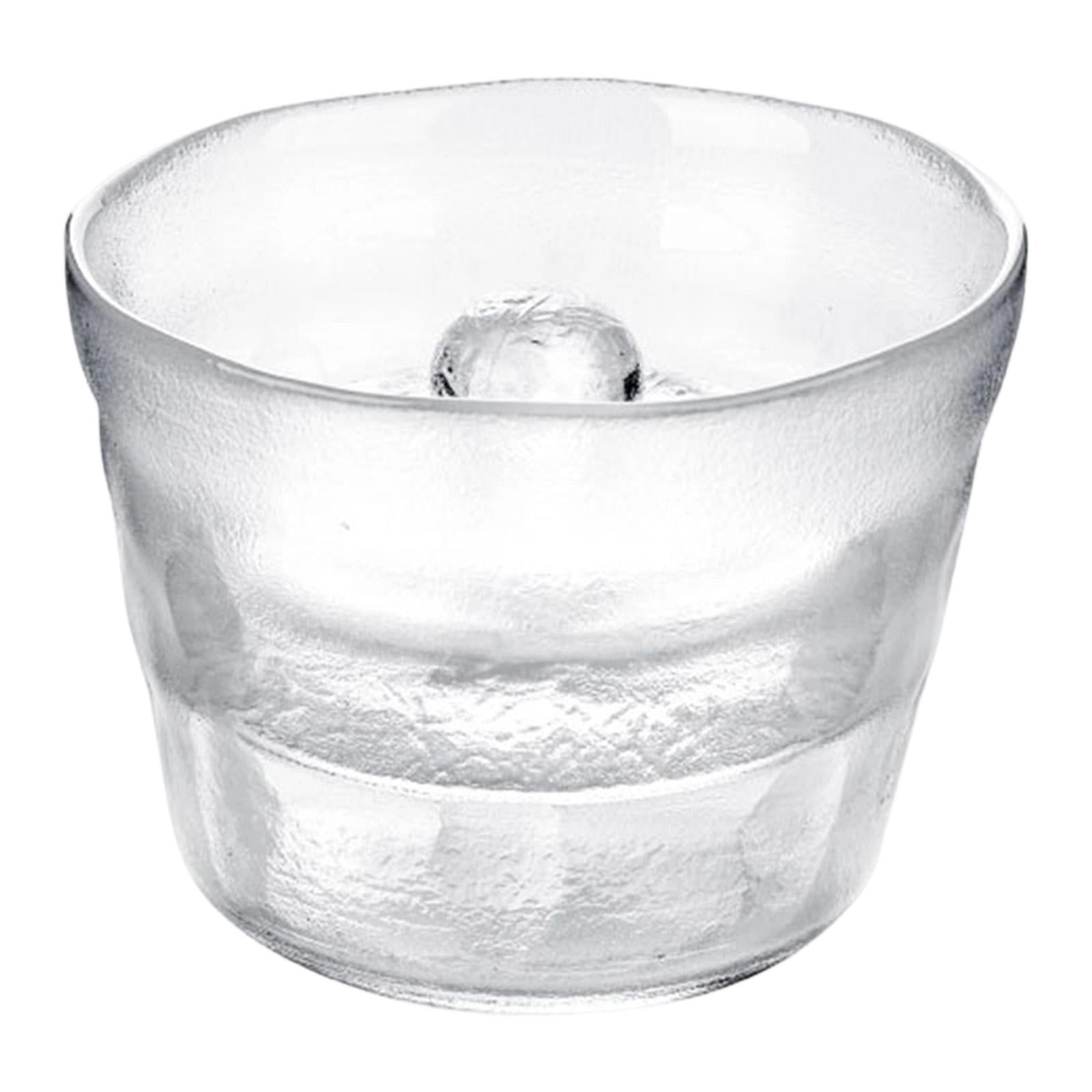 Glass Pickle Jar Storage Crock Weight Lid Thickened Glass for Kimchi ...