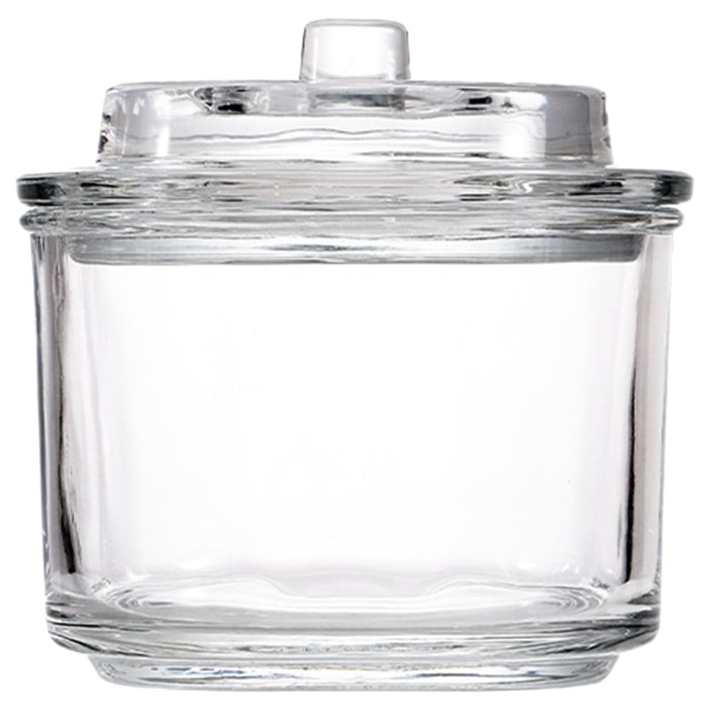 Minkissy 1Set Transparent Glass Storage Jar with Airtight Lid for Home ...