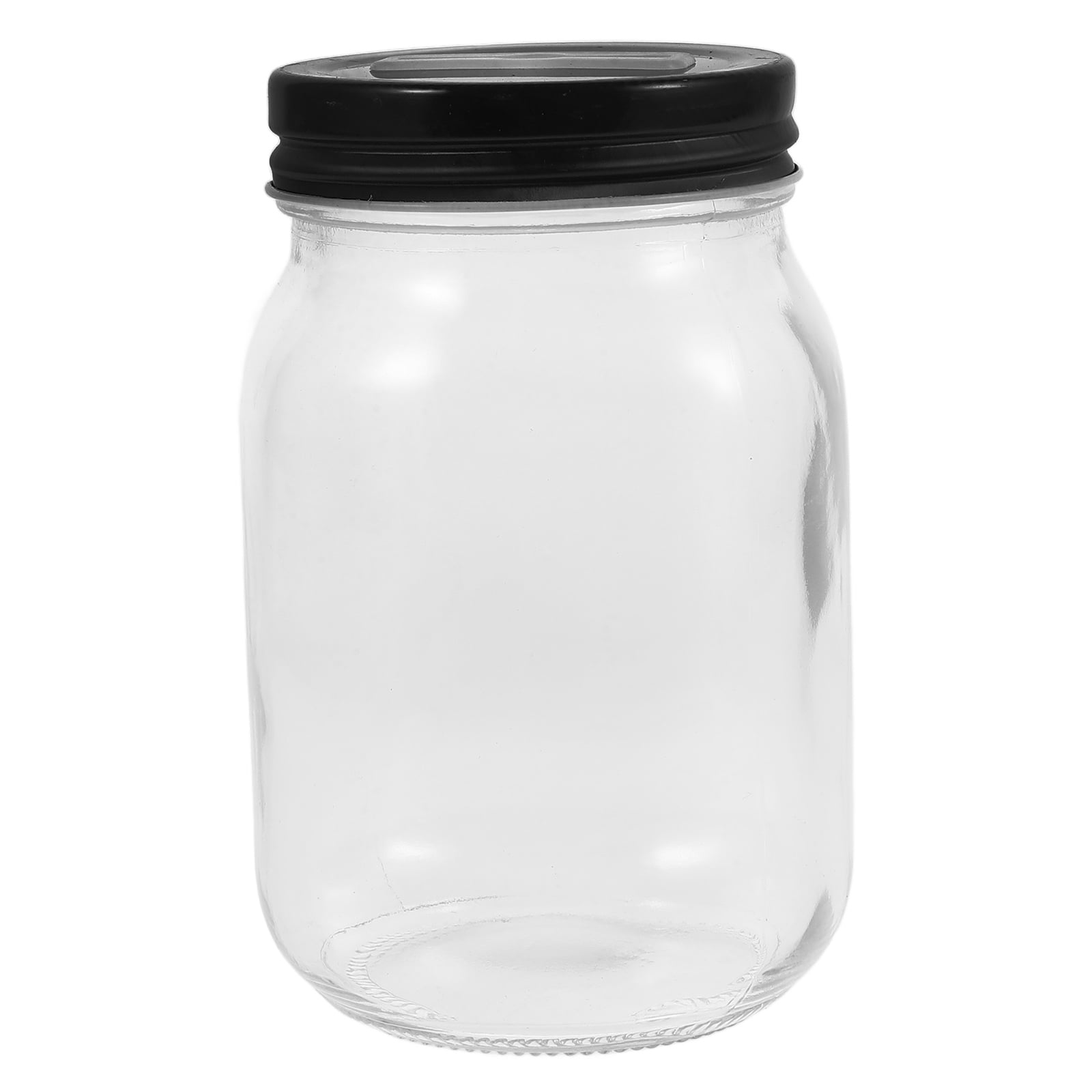 Glass Piggy Bank For Adults Clear Coin Jar With Lid Glass Saving Bank ...