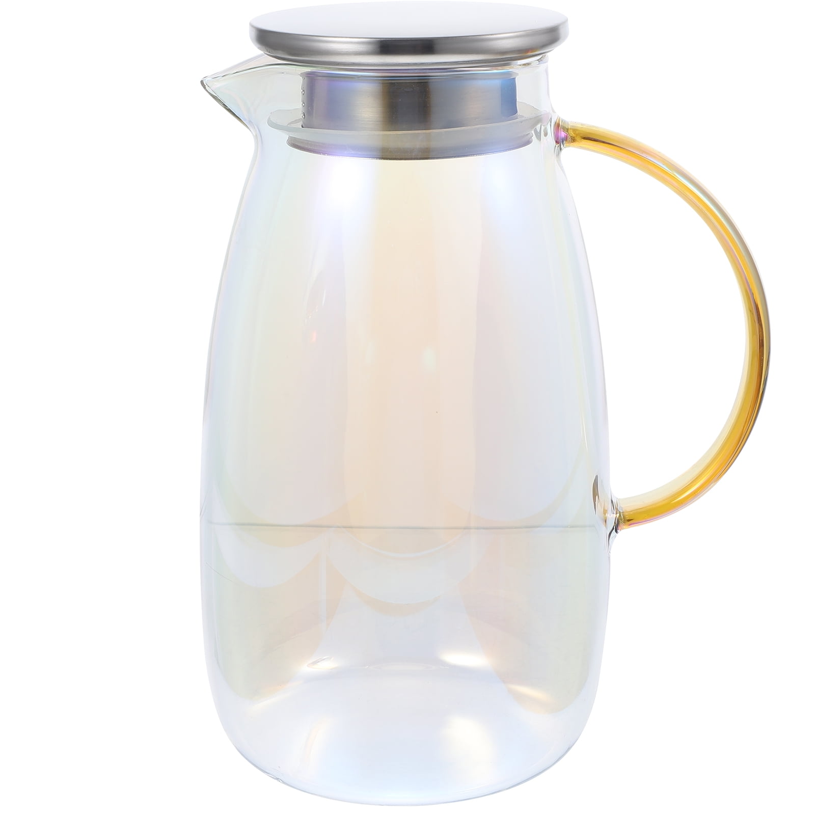 Glass Pitcher with Lid Easy Clean Glass Water Kettle Glass Water ...
