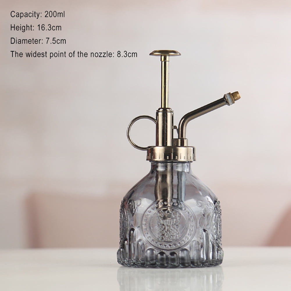 Glass Plant Spray Bottle 200ml Vintage Plant Spritzer Multicolor ...