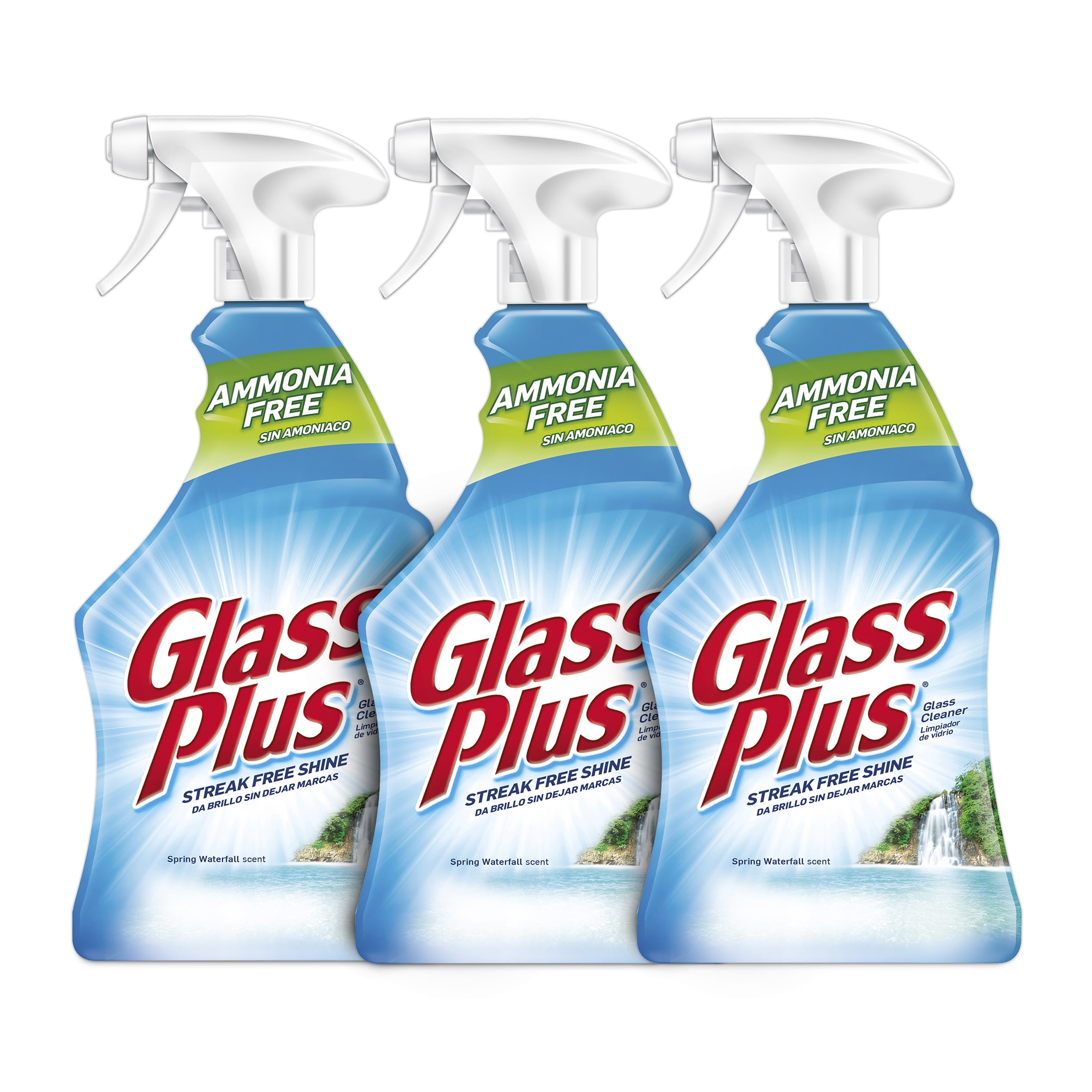 Glass Plus Safe, Streak-Free Spray Glass Cleaner, 32 fl oz Bottle ...