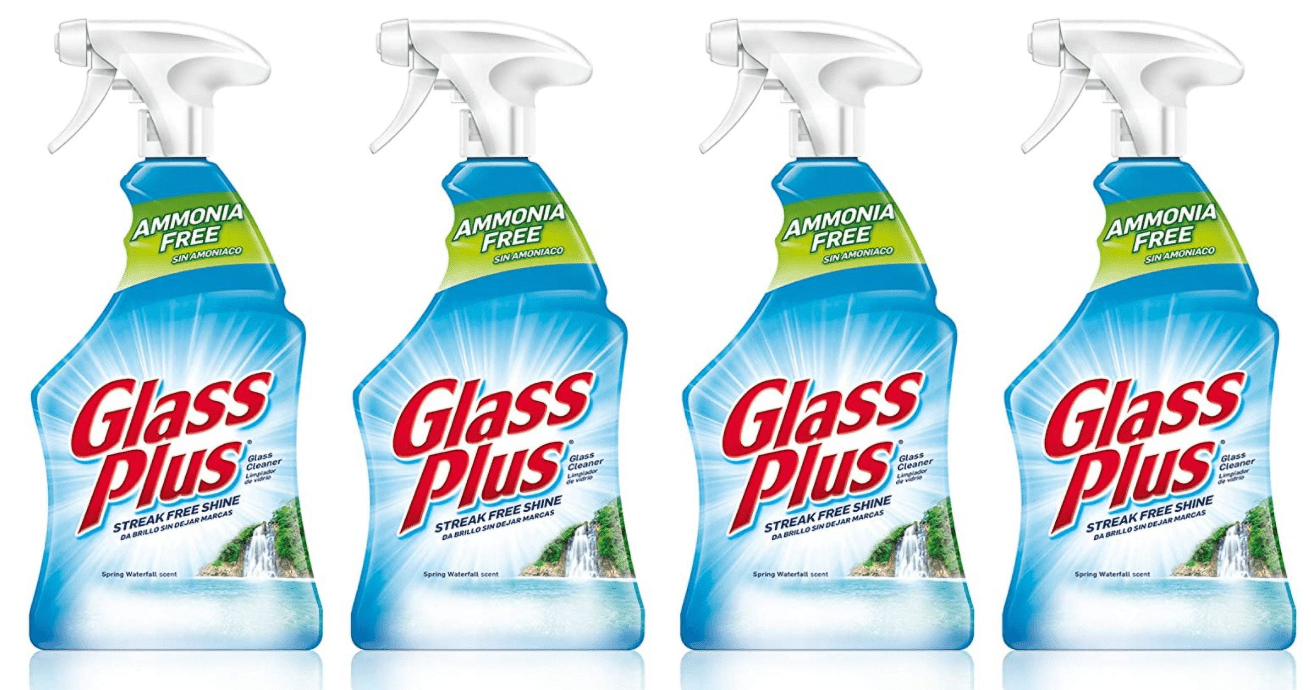 Glass Plus Glass Cleaner, 32 fl oz Bottle, Multi-Surface Glass Cleaner ...