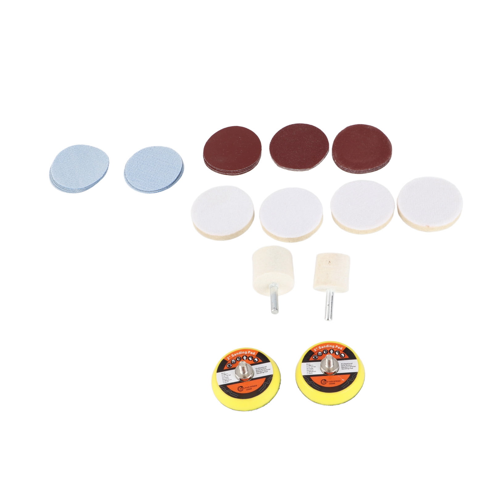 Glass Polishing Kit Scratch Removal Set Ceric Dioxide Abrasive Discs ...