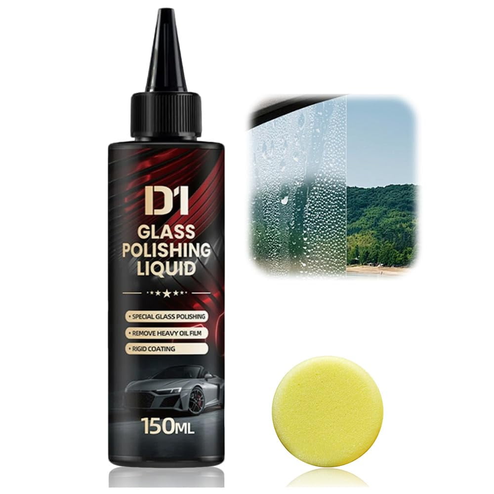 Glass Polishing Liquid D1, 2025 New Car Glass Polishing Compound ...