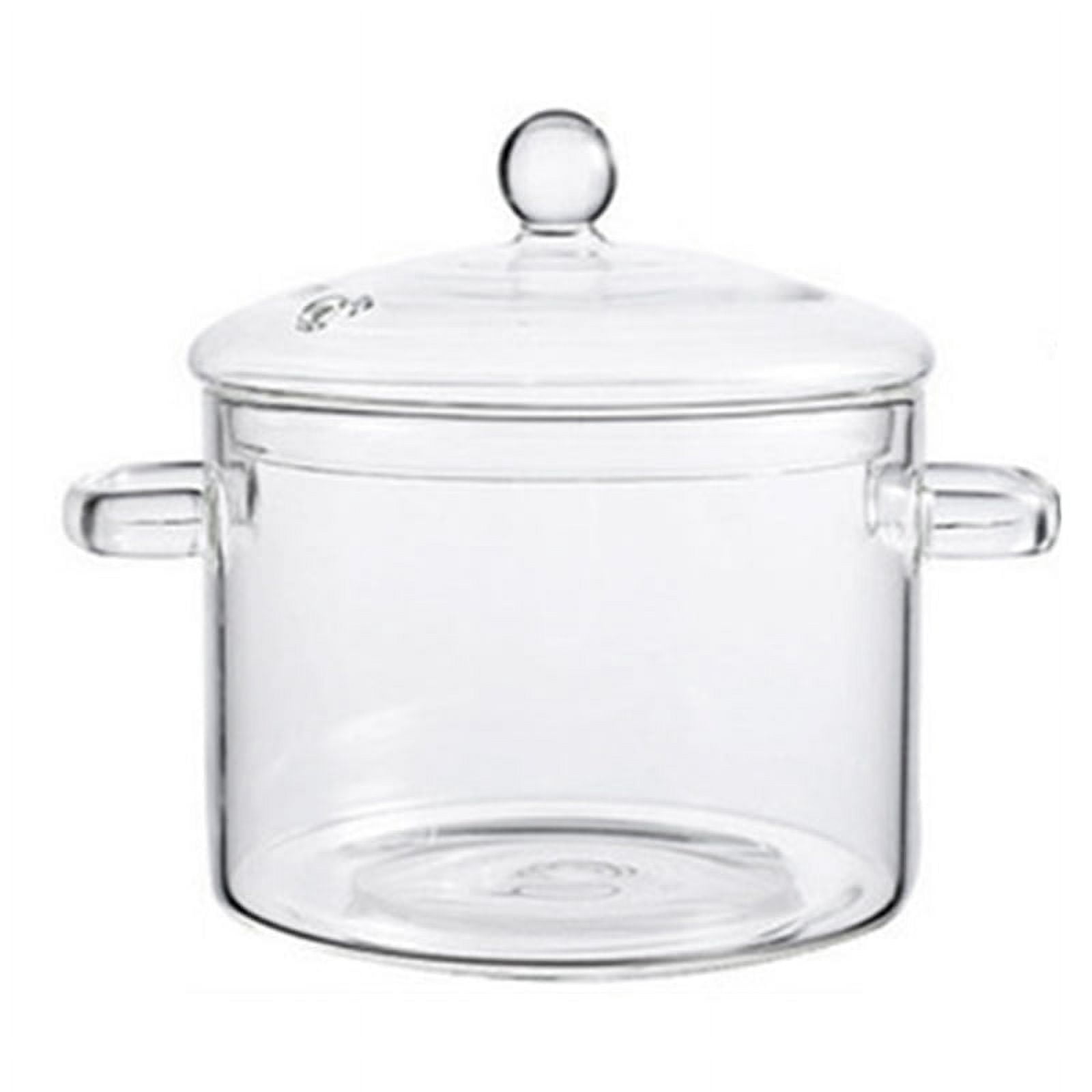 Glass Pots for Cooking on Stove - 1.9L/64oz - Heat- Glass Cooking Pot ...