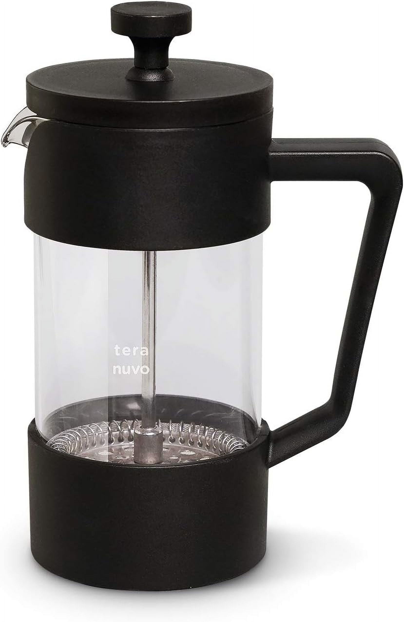 Glass Press Coffee Maker - 350ML / 12 oz / 3 Cups, Heat Borosilicate ...