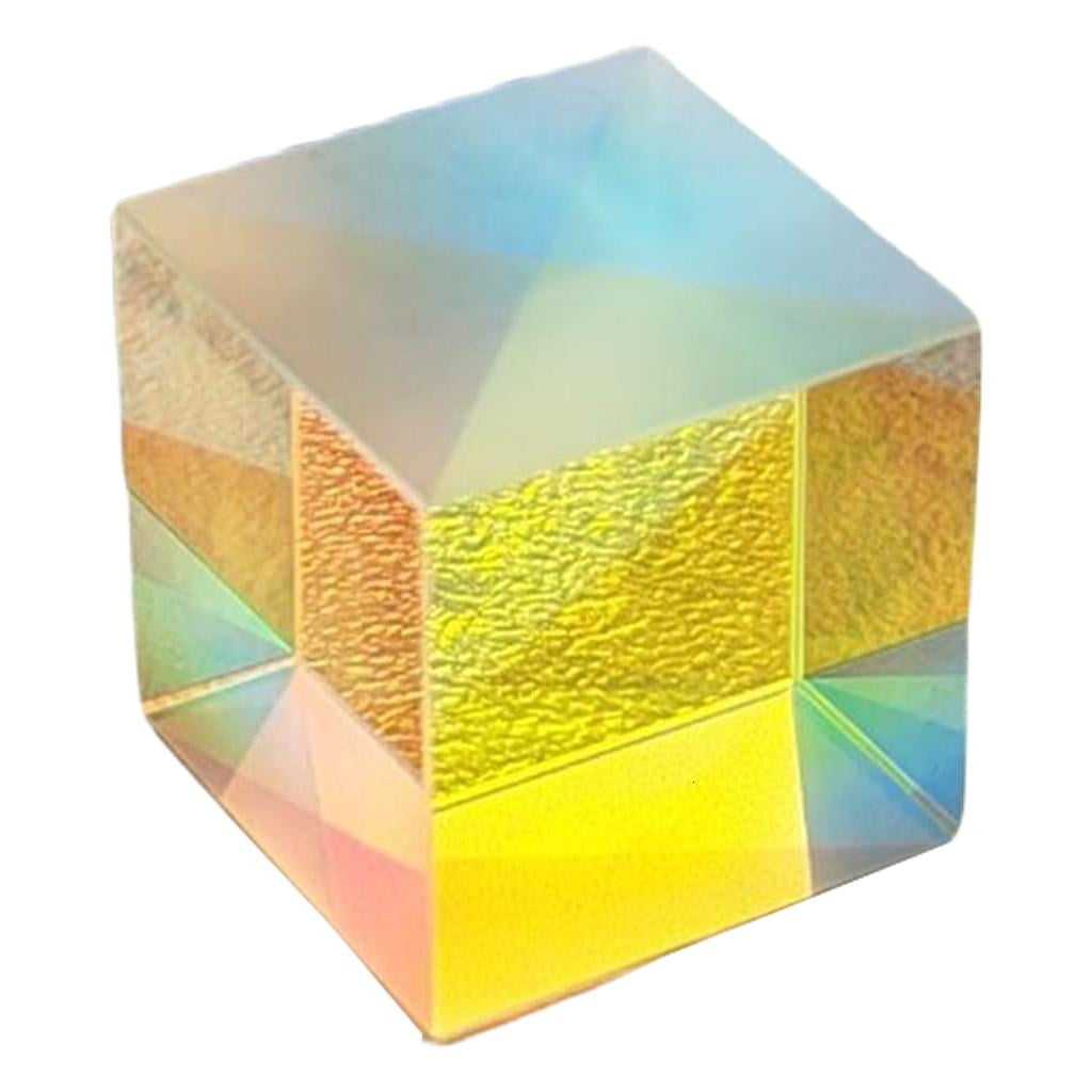 Glass Prism Cubes small Glass X Cubes Prism Decors for Captivating ...