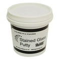 Glass Pro Stained Glass Lead Cement Putty Black 1/2 PINT (1 LB) Ready ...