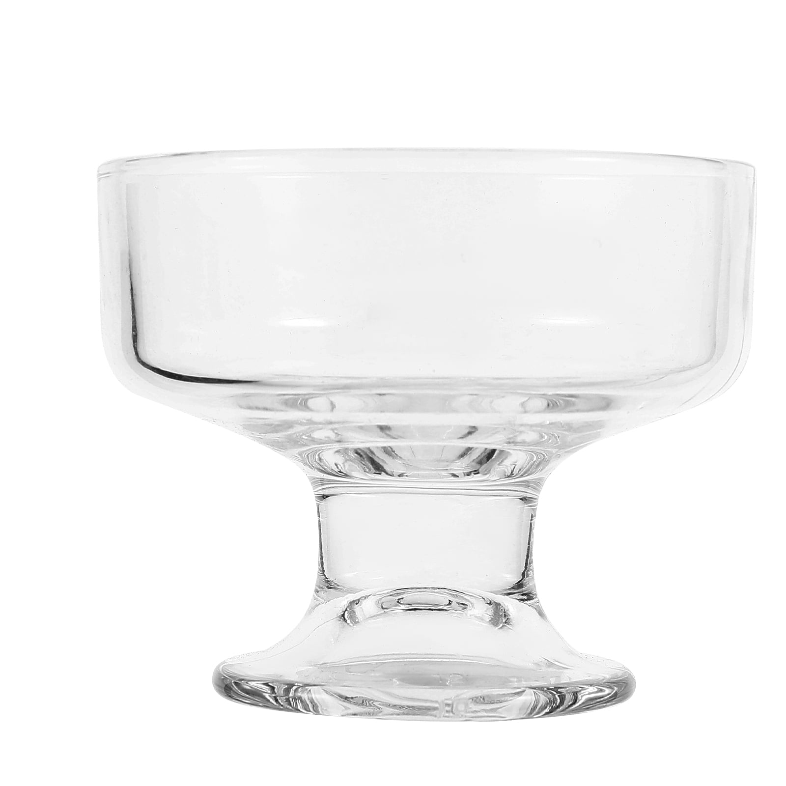 Glass Pudding Goblet Crystal Dessert Cup Fruit Bowl Salad Dish ...