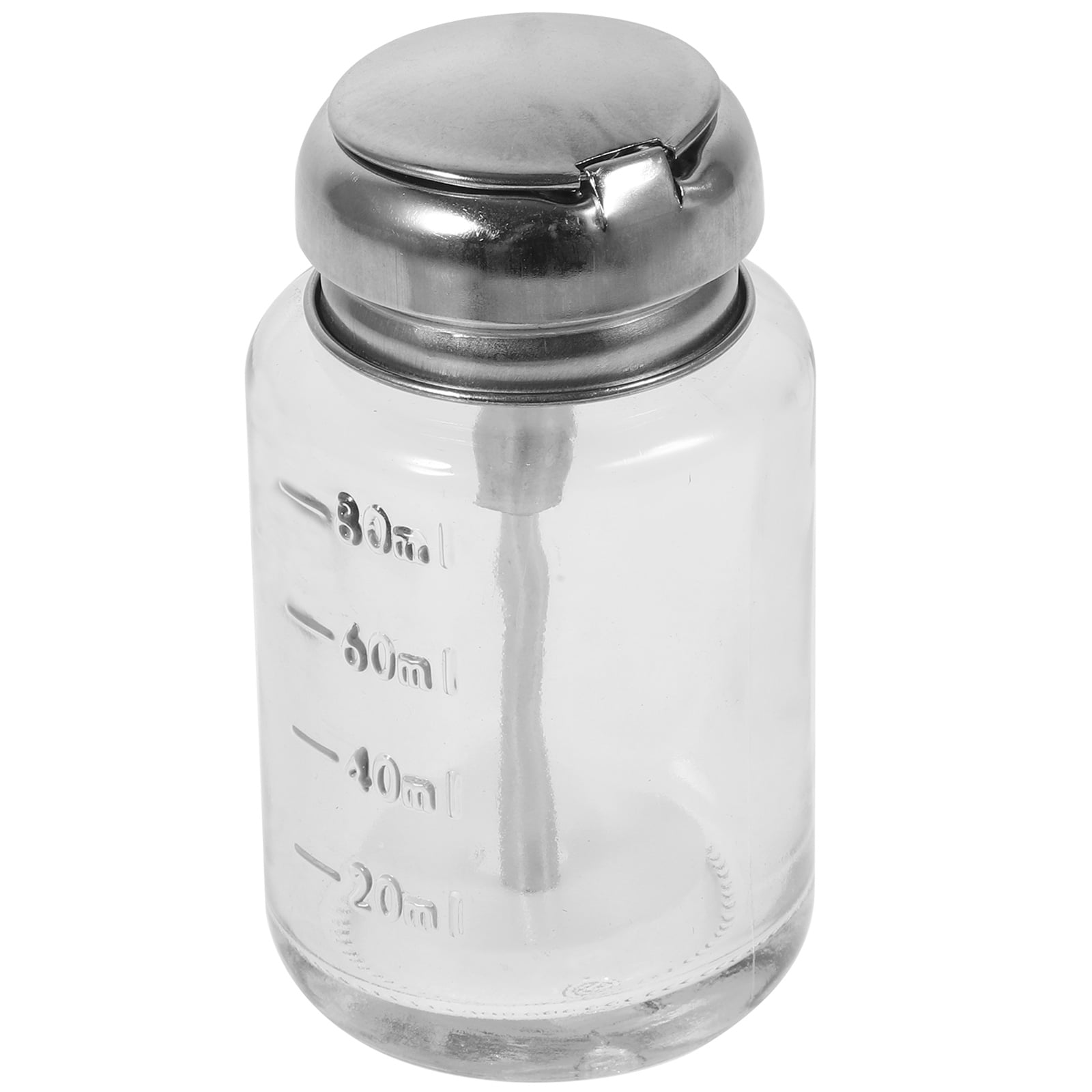 Glass Pump Bottle Dispenser Nail Polish Remover Containers Kettle ...