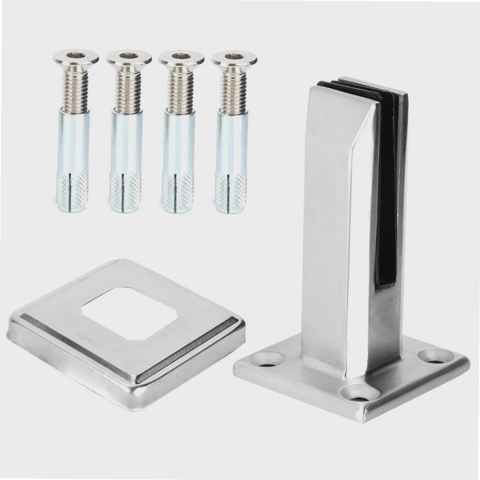 Glass Railing Clip 304 Stainless Steel Floor Standing Stair Balcony ...