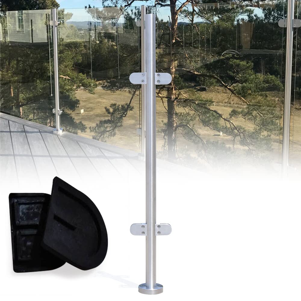 Glass Railing Post Glass Balustrade Railing Post 316 Stainless Steel ...