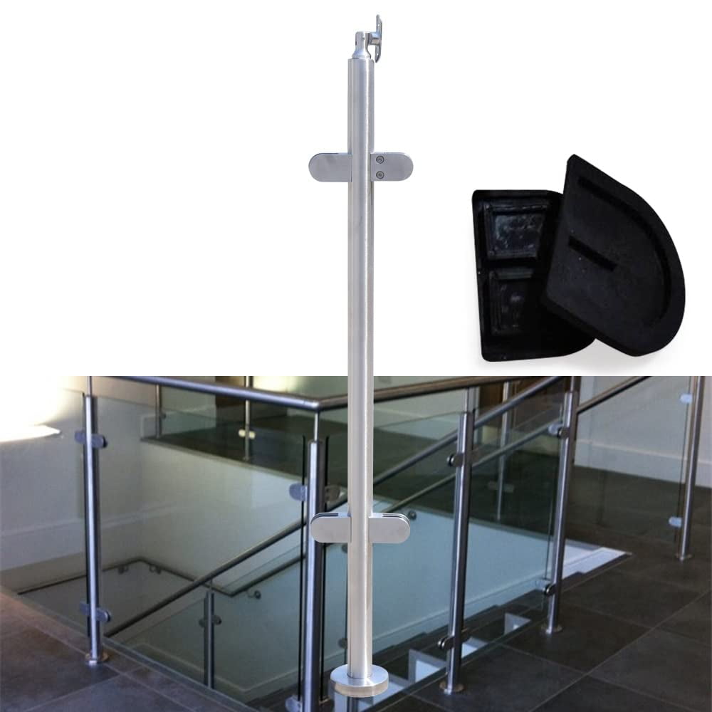 Glass Railing Post Glass Balustrade Railing Post 316 Stainless Steel ...