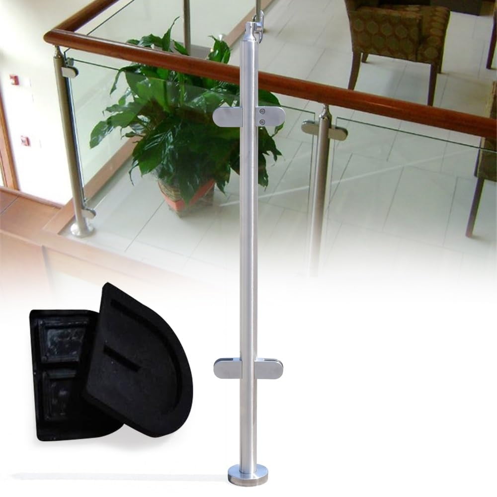 Glass Railing Post Glass Balustrade Railing Post Stainless Steel ...