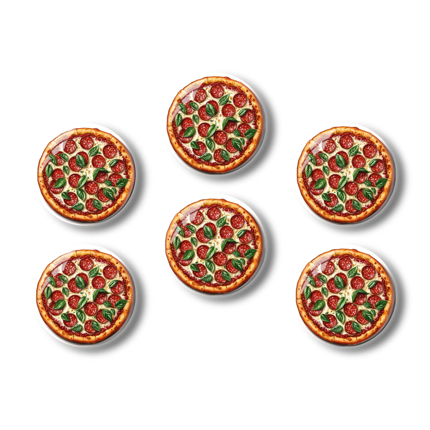 Glass Refrigerator Magnet 6Pcs Magnetic Fridge Sticker,Decor for ...