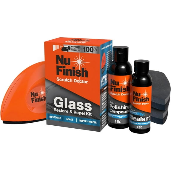 Glass Restore & Repel Kit, Two Step Regimen for Car Windshield ...