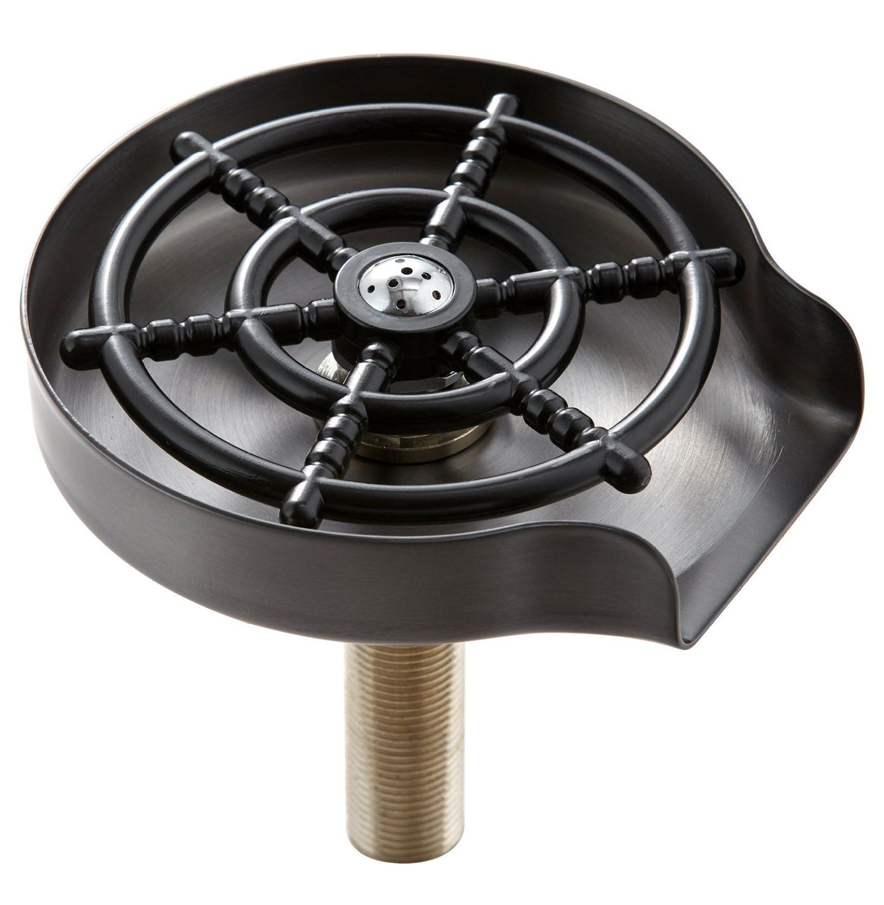 Glass Rinser, 10 Spray Jets 360° Rotating Sink Rinser, 304 Stainless ...