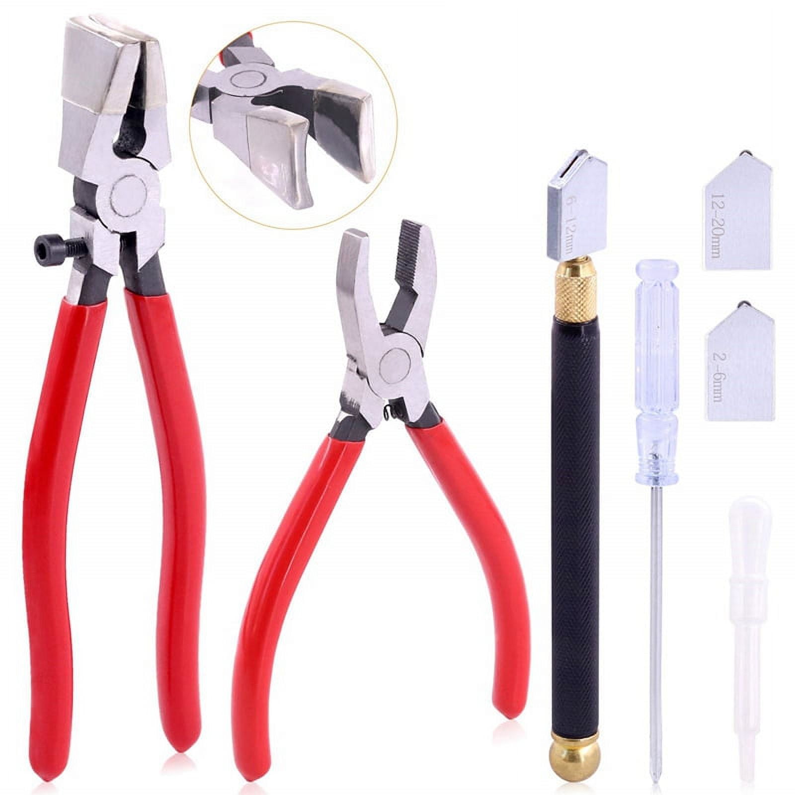 Glass Running Breaker and Cutting Tool Set, Heavy Duty Glass Cutting ...