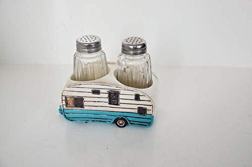 Glass Salt and Pepper Shakers Set - Camper Salt and Pepper Shakers with ...