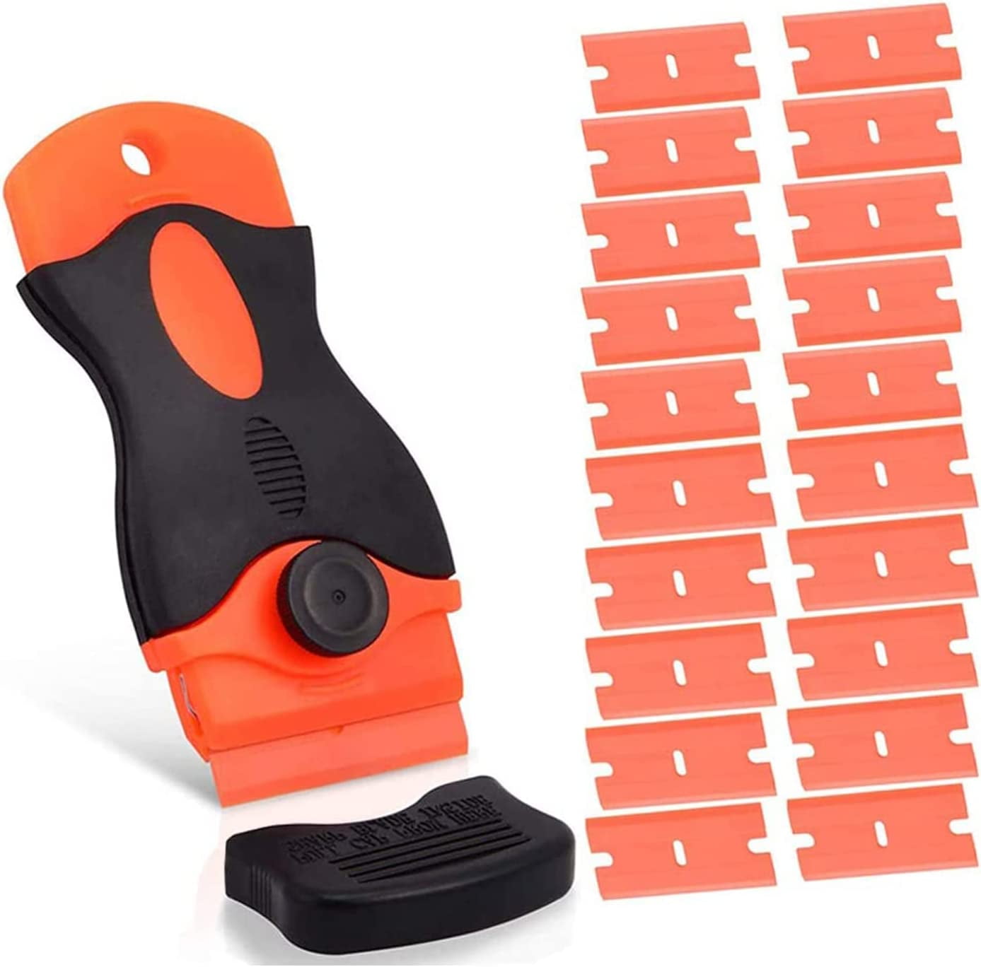 Glass Scrapper Plastic Scraper Adhesive Remover for Cleaning Label Glue ...