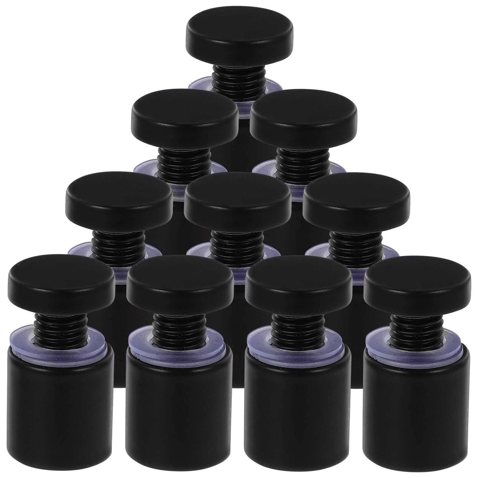 Glass Screws 10 Pcs Standoff Wall Mounts Advertising Mirror Nails ...