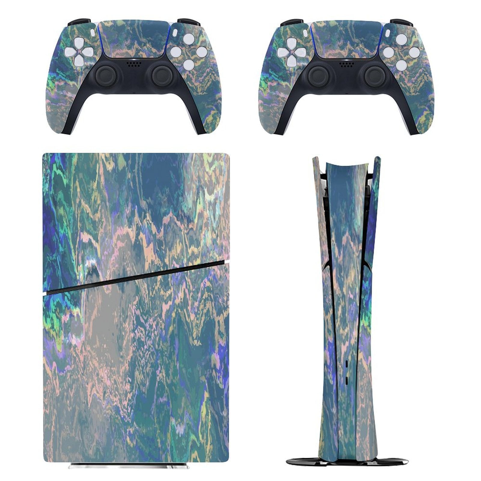 Glass, Sea PS5/PS5 Slim Digital Disc Skin Sticker For Console And ...