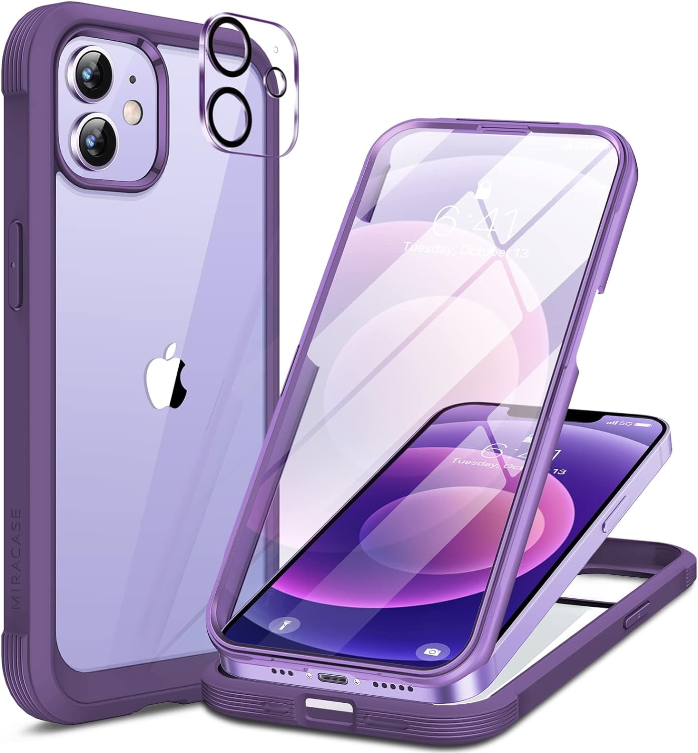 Glass Series for iPhone 12/12 Pro - Full-Body Rugged Protective Case ...