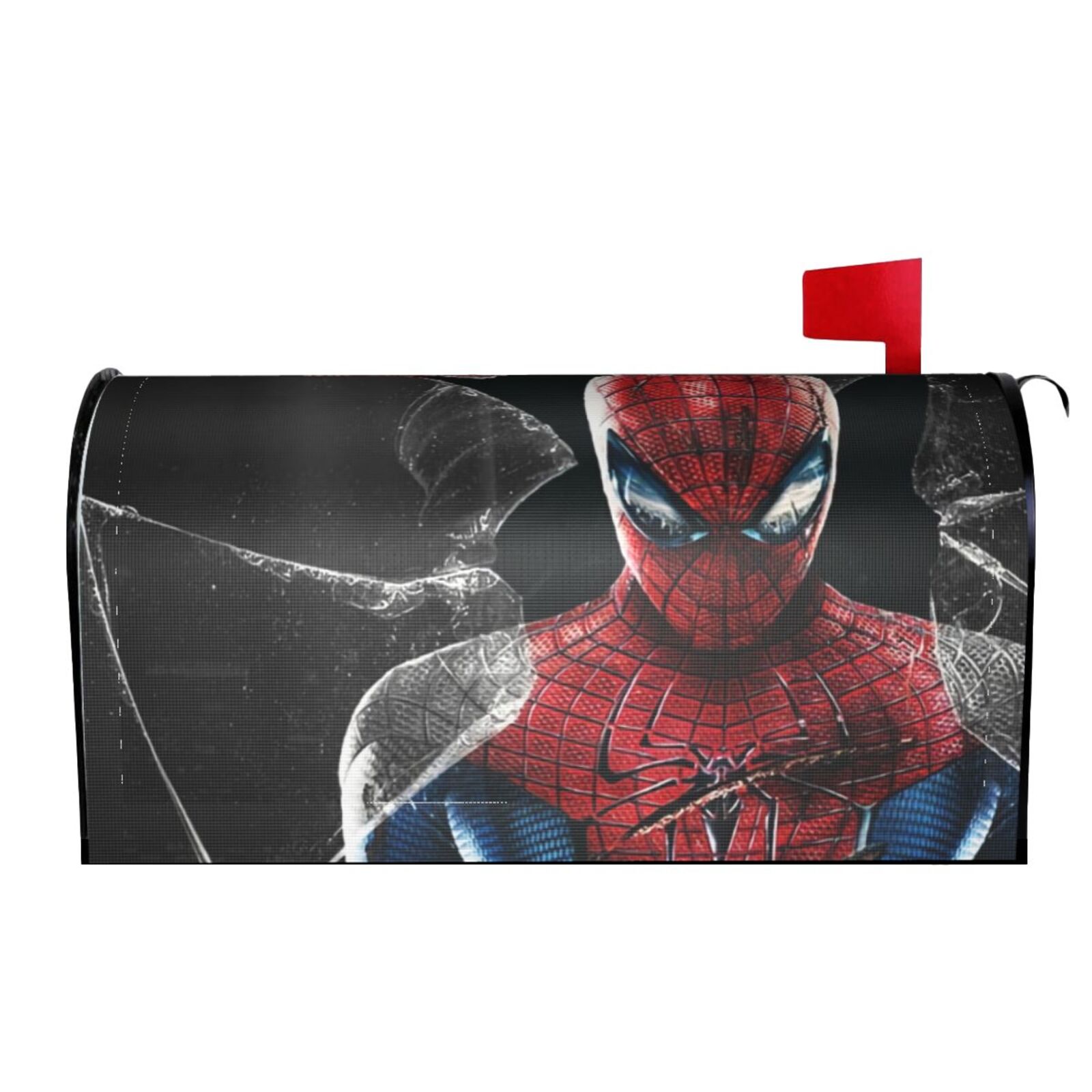 Glass Shard Spider-Man Cartoon Character Mailbox Cover Magnetic ...