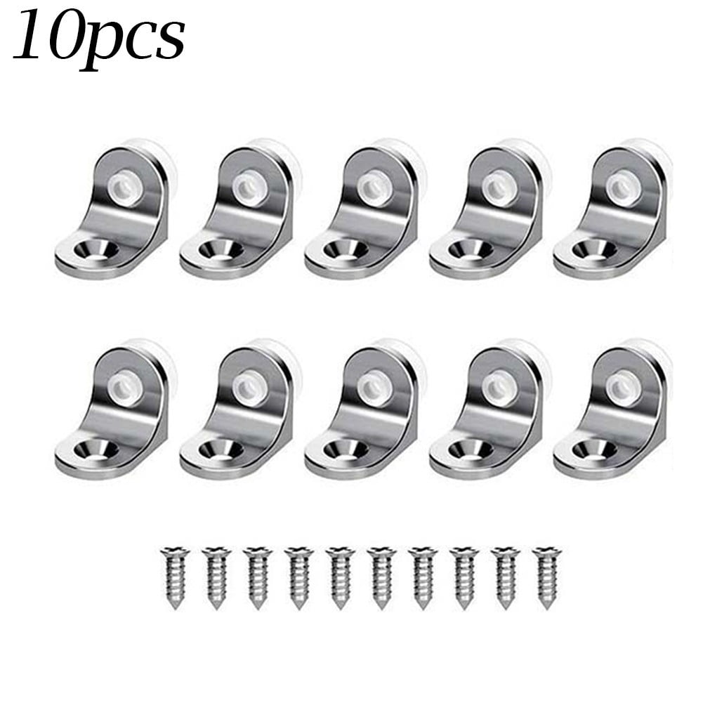 Glass Shelf Bracket Support Pegs Pins Wooden Glass Layer Board Fixed ...