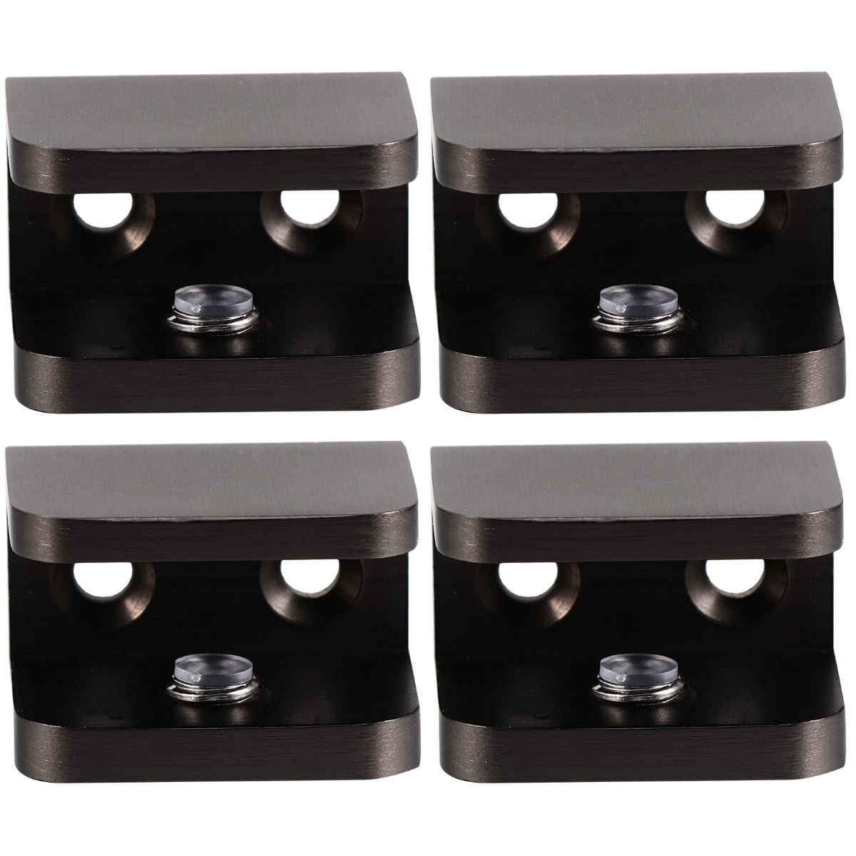 Glass Shelf Brackets Wall Mount for Staircase 4 Pcs Clip Armrest ...