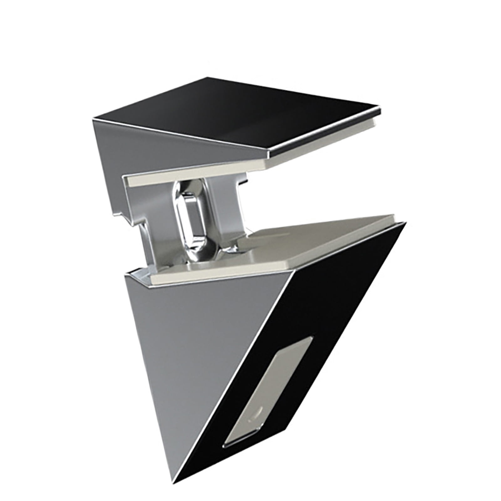 Glass Shelf Support Brackets Adjustable Clamp Fixture for Secure Wall ...