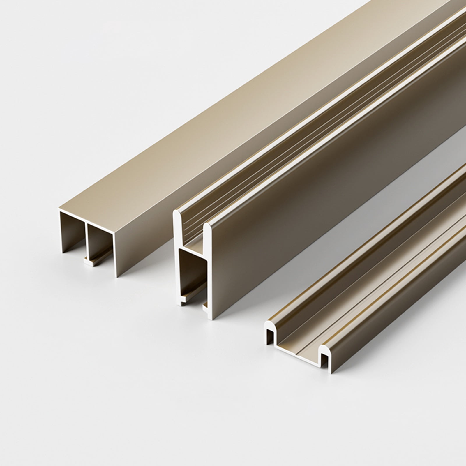 Glass Sliding Door Hardware Kit - 5mm Thick Double U-Channel Aluminum ...