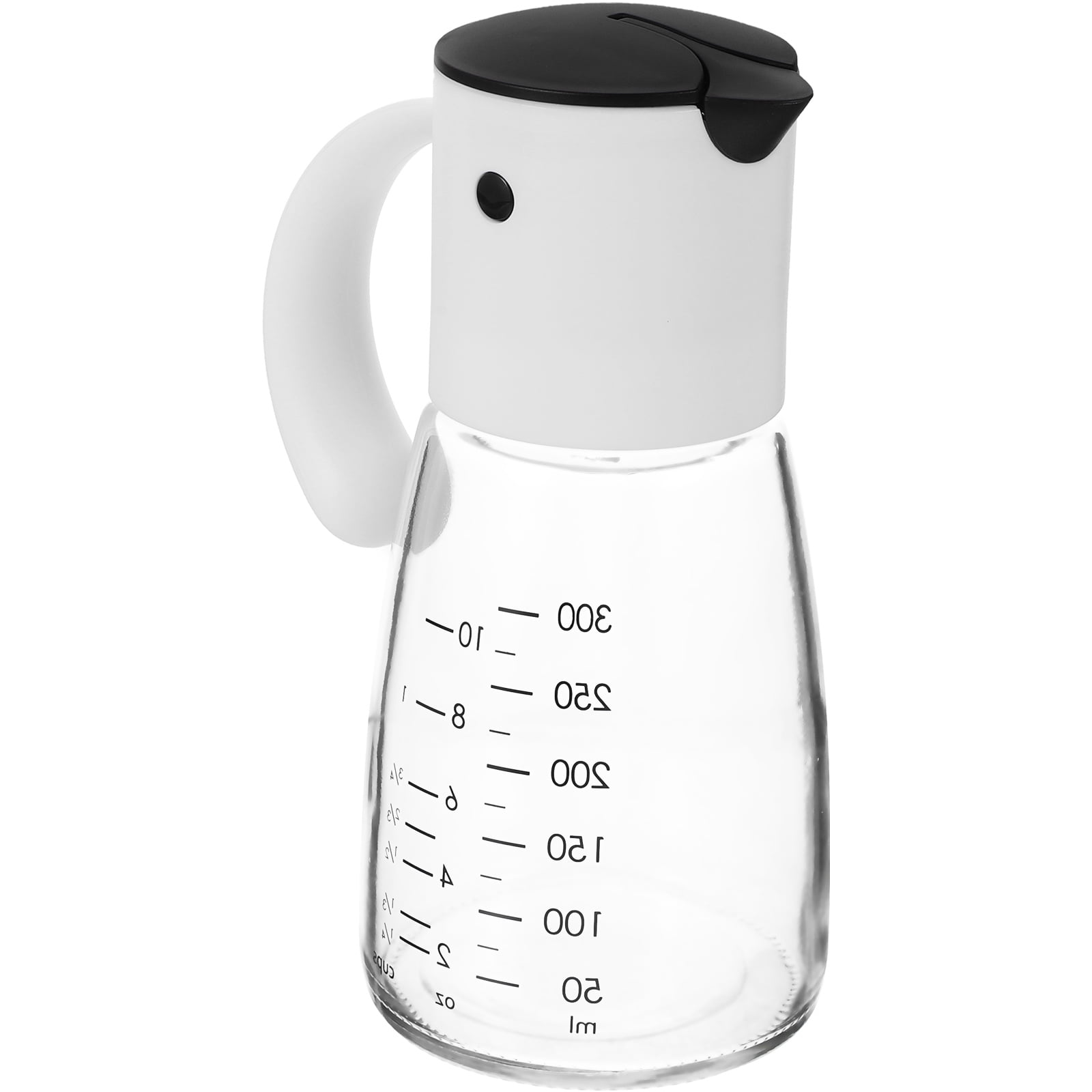 Glass Spice Bottle Vinegar Pot Scaled Oil Dispenser Olive Vegetable ...