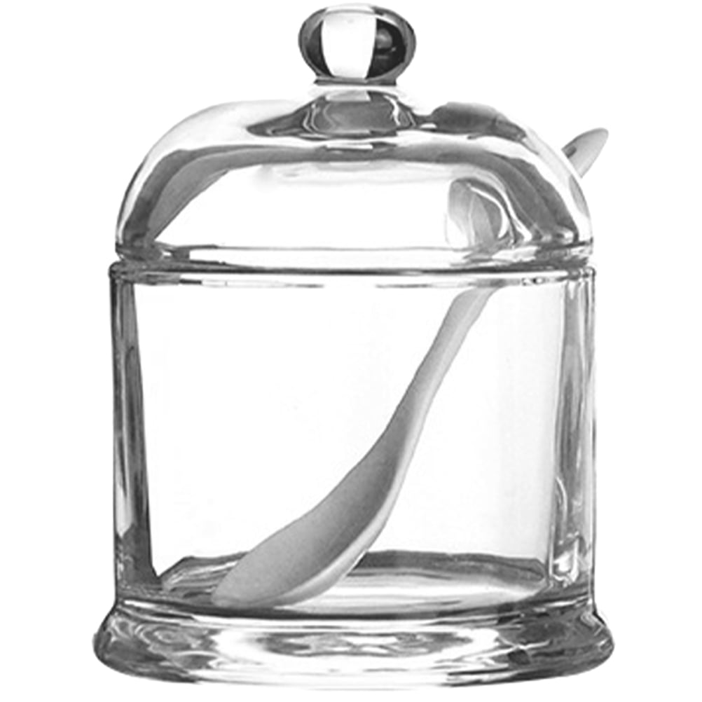 Glass Spice Jar Spices Seasoning Organizer Container with Lid Jam ...