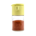 Glass Spice Jar With Double Opening Shaker Lid, 180ml Airtight ...