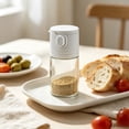 Glass Spice Jar with Double Opening Shaker Lid – Airtight 180ml ...
