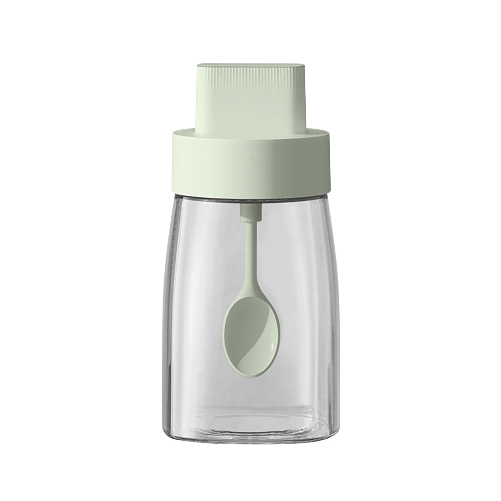 Glass Spice Shaker with Telescopic Spoon-6.7x6.7x14cm ABS & Glass ...