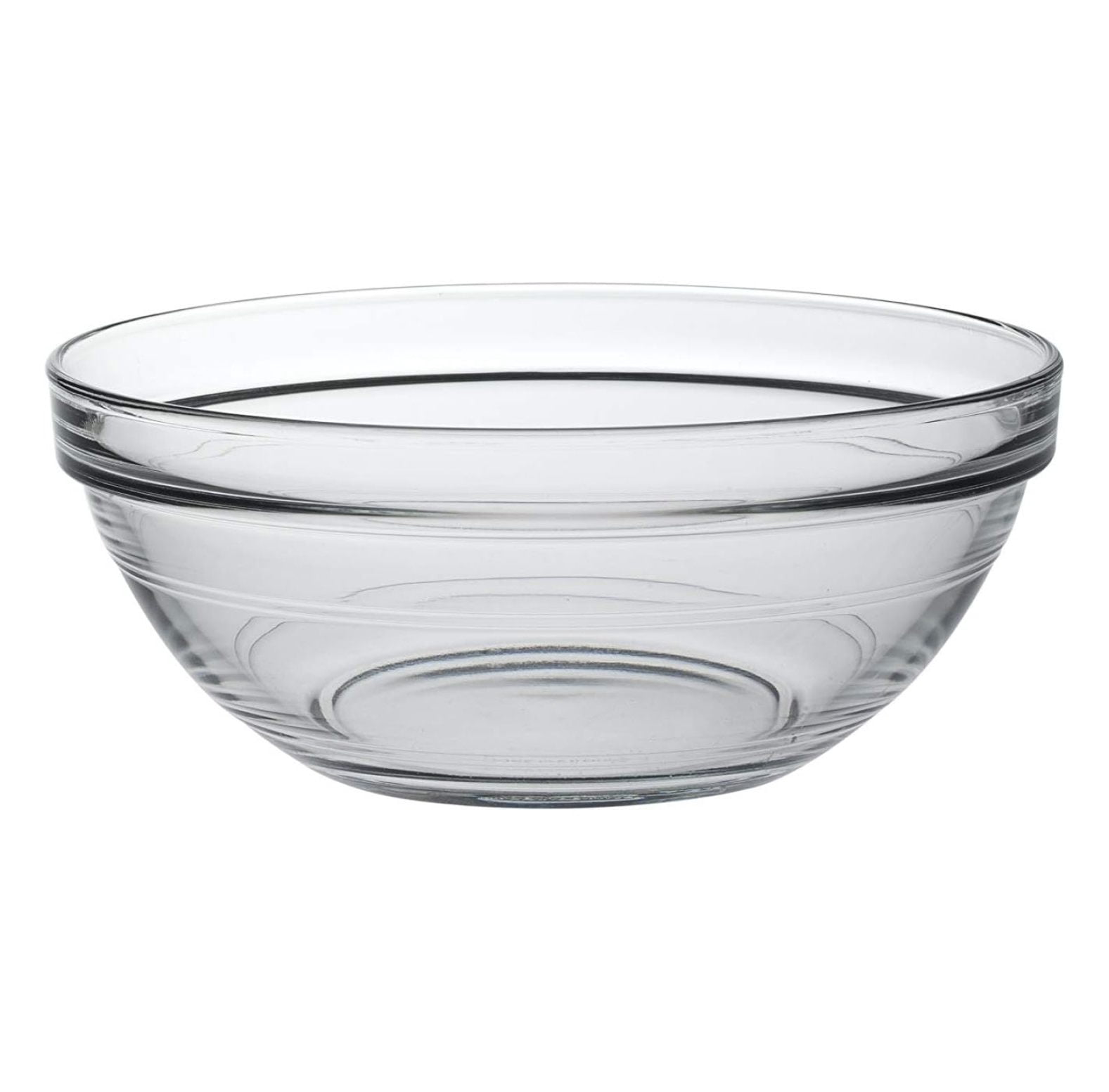 Glass Stackable Mixing Bowls/Prep Bowls Set of 6,Clear. 32¾ oz./ 6.75 ...