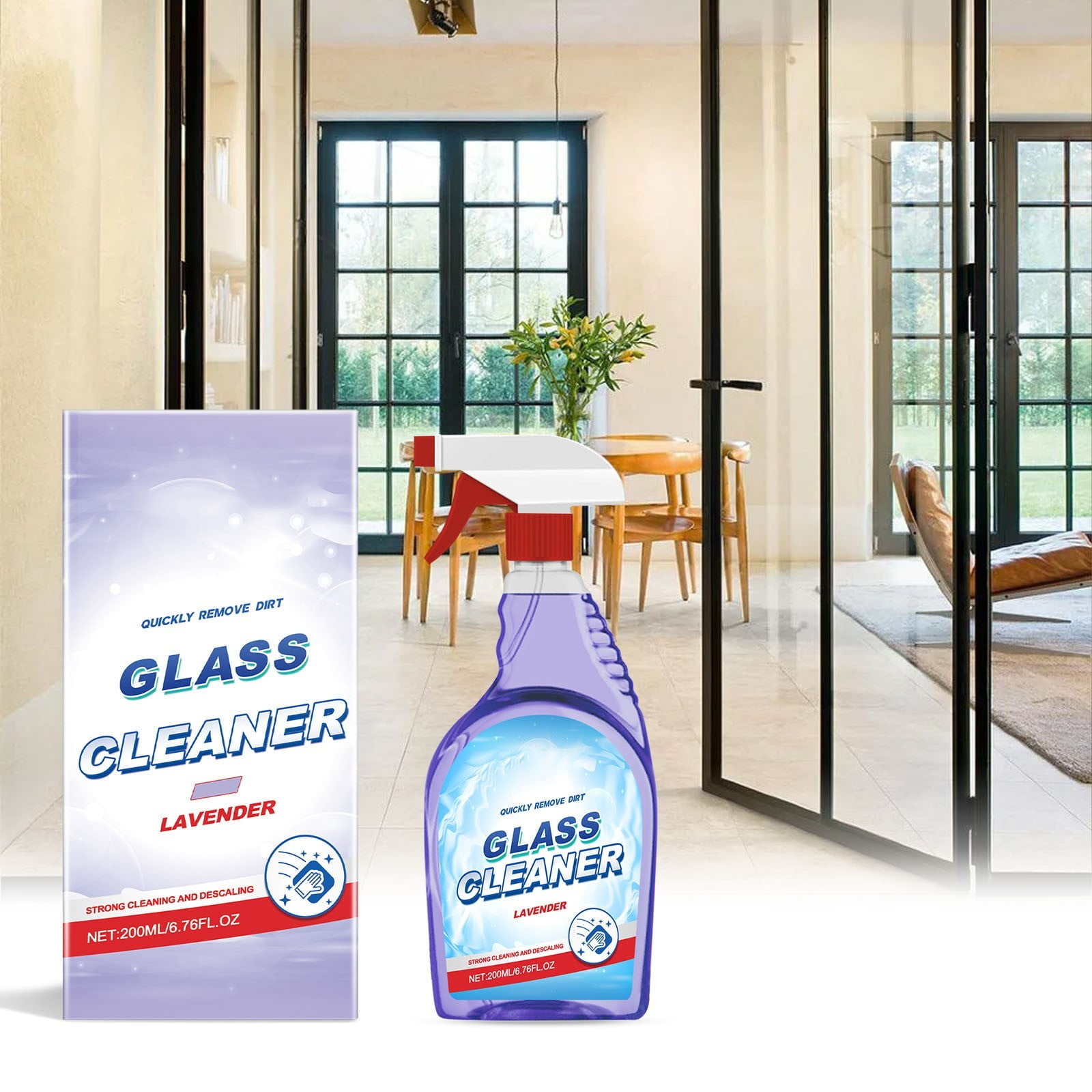 Glass Stain Remover 200ml, Rust and Grease Cleaner for Windows Mirrors ...