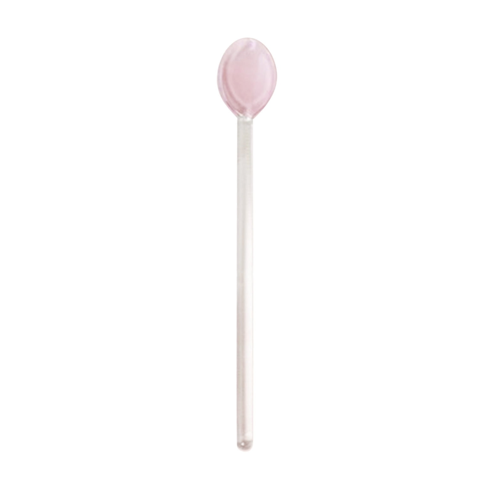 Glass Stirring Spoon Spoons Glass Teaspoons Coffee Spoon Ice round ...