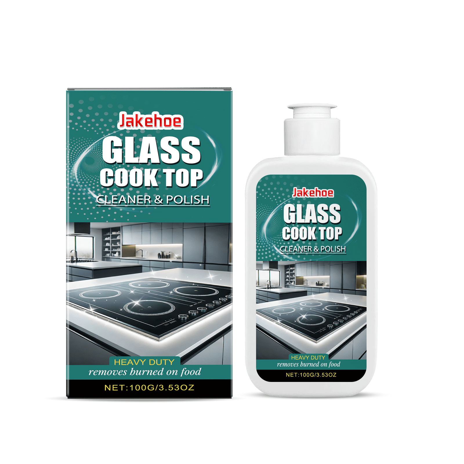 Glass Stove Top Cleaner and Polish, Kitchen Cooktop Cleaning Solution ...