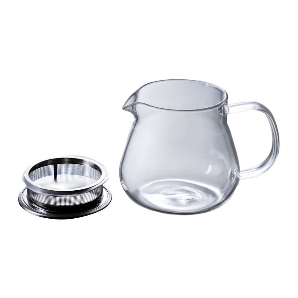 Glass Stovetop Whistle Clear Coffee Pot Juice Pot Travel 15X10X9CM ...