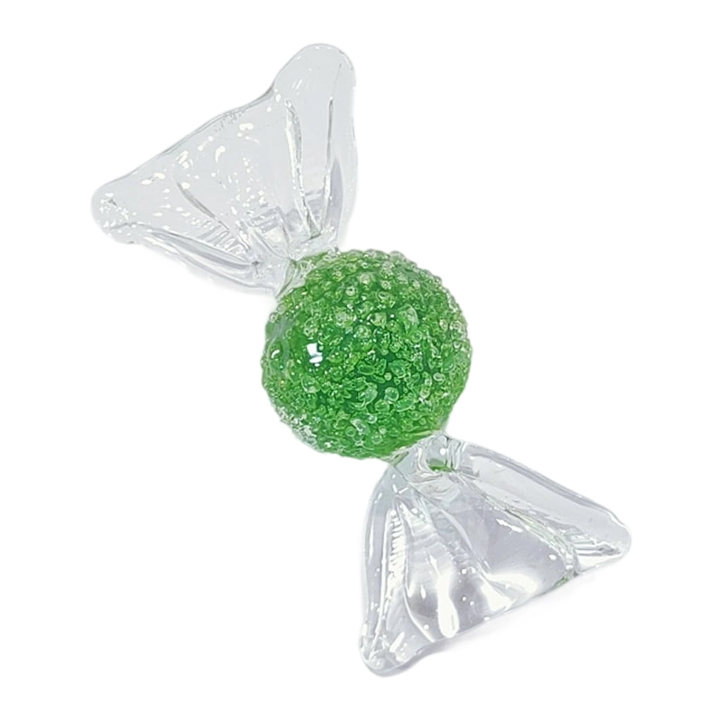 Glass Sweets Ornament Glass Colorful Candy Figurines Tabletop Decors ...