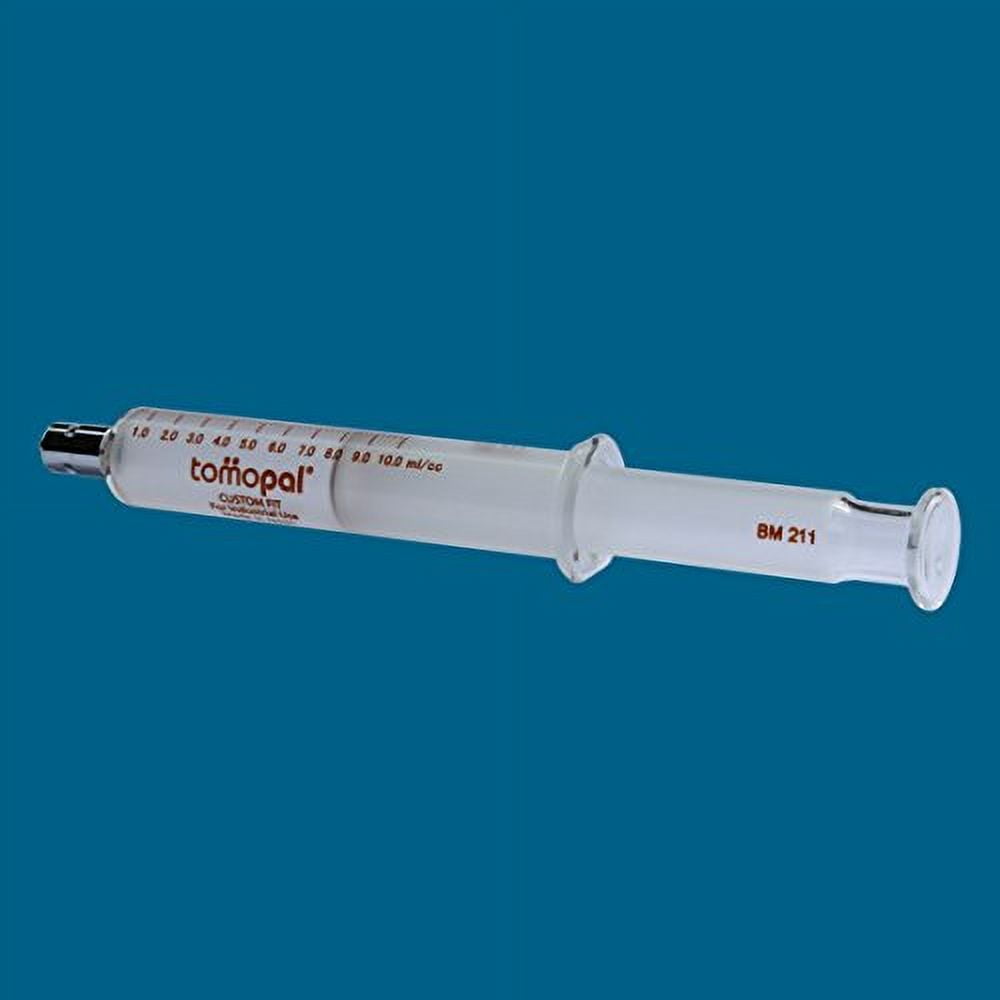 Glass Syringe 10 ml (Per Pack 6), Tomopal Glass Syringe 10 ml w/0.2 ml ...
