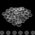 Glass Table Protector,Round Rubber Non-Slip Pads,QZS Anti-Scratch Clear ...