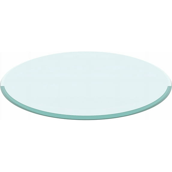 Glass Table Top 36 Inch Round Glass Table Top, 1/2" Thick Tempered ...