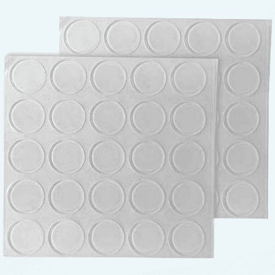 Glass Table Top Bumpers Clear Rubber Bumpers 20 x 2 MM Adhesive ...